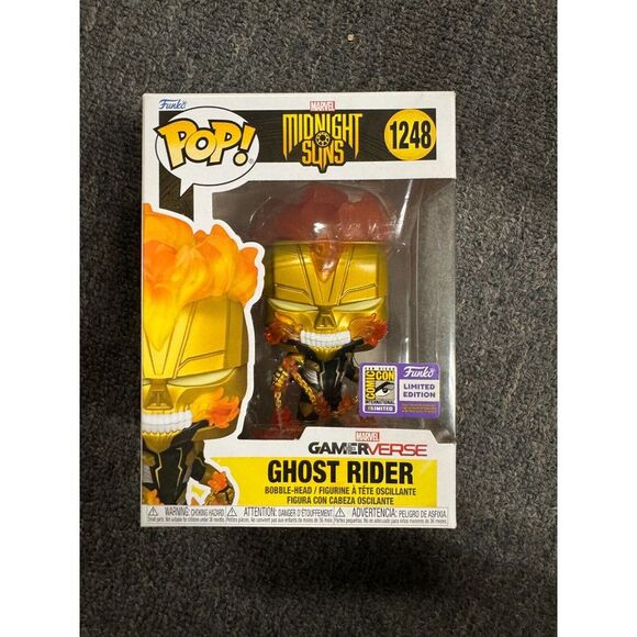 Funko | Toys | Ghost Rider 248 Funko Pop Sdcc 223 Exclusive Official Sticker Midnight Suns ...